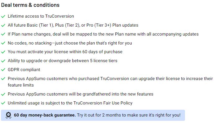 TruConversion Lifetime Deal Best Funnel Tracking Tool